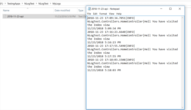 How To Implement Nlog In Webapi